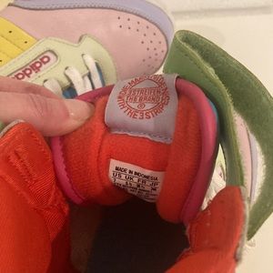 adidas | Shoes | Adidas Vintage Womens Color Block Hightop Sneakers ...